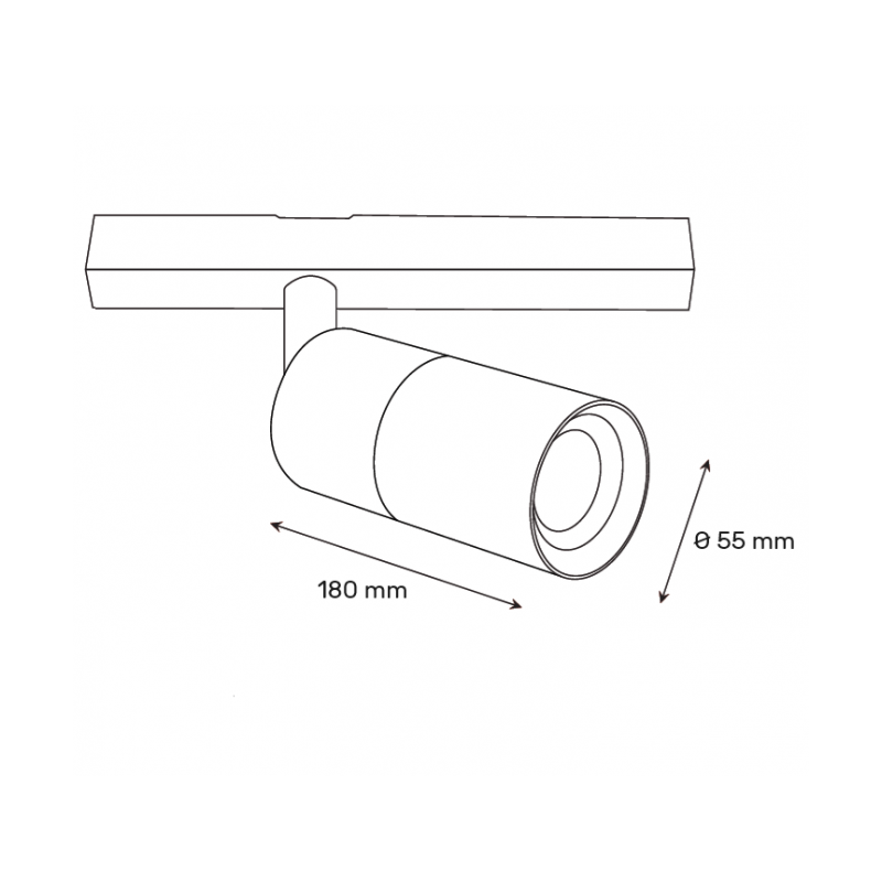 MAGNETIC REFLEKTOR LED11-20W 3000K 24° 48V DC